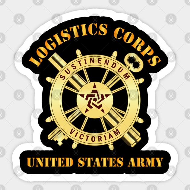 Logistics Corps - Branch Insignia - US Army - Logistics Corps Branch Insignia Us Army - Sticker ...
